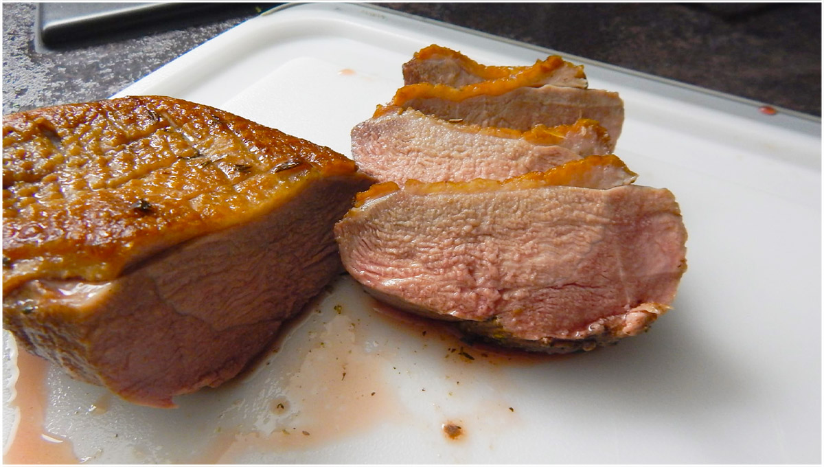 Entenbrust, rosa gebraten – omas rezept – gourmetblog.net